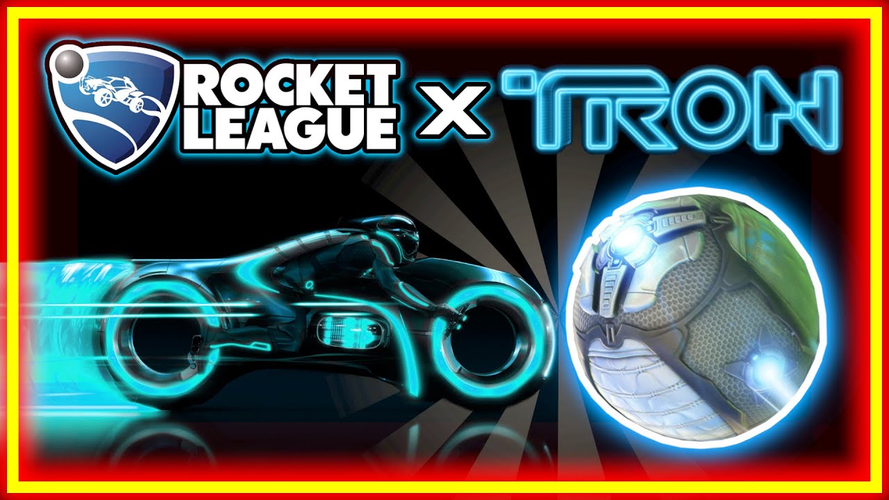ROCKET LEAGUE BUT IT'S TRON | Rocket League Tron Workshop Map - YouTube
