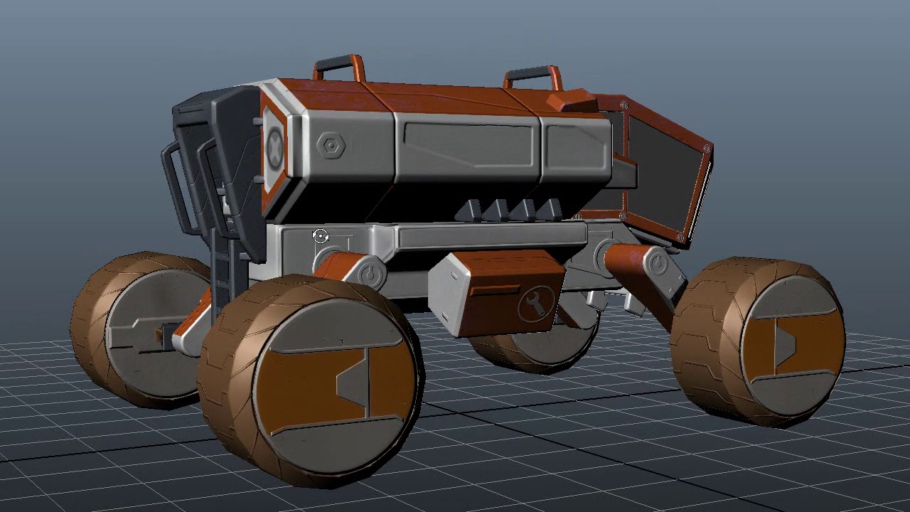 Mars rover textures update - YouTube