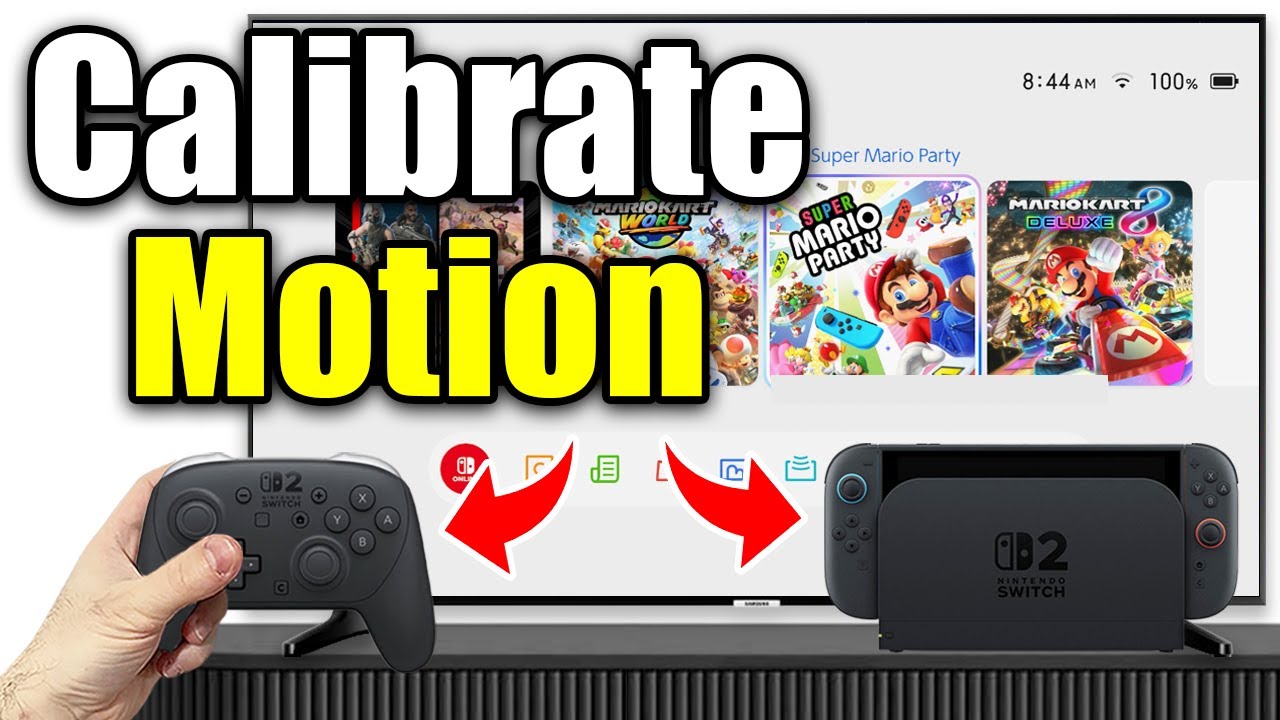 How To Calibrate Motion Controls on Nintendo Switch 2 Controller - YouTube
