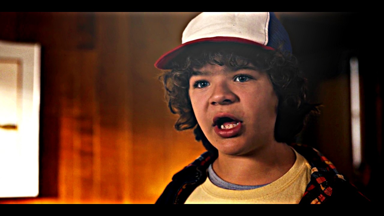 mike and dustin go to lucas's house scene - YouTube