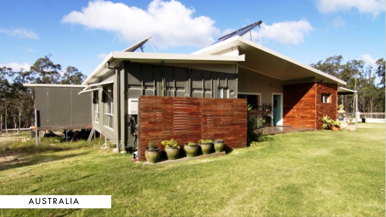 Rural Container Home by Container Build Group in Australia - YouTube