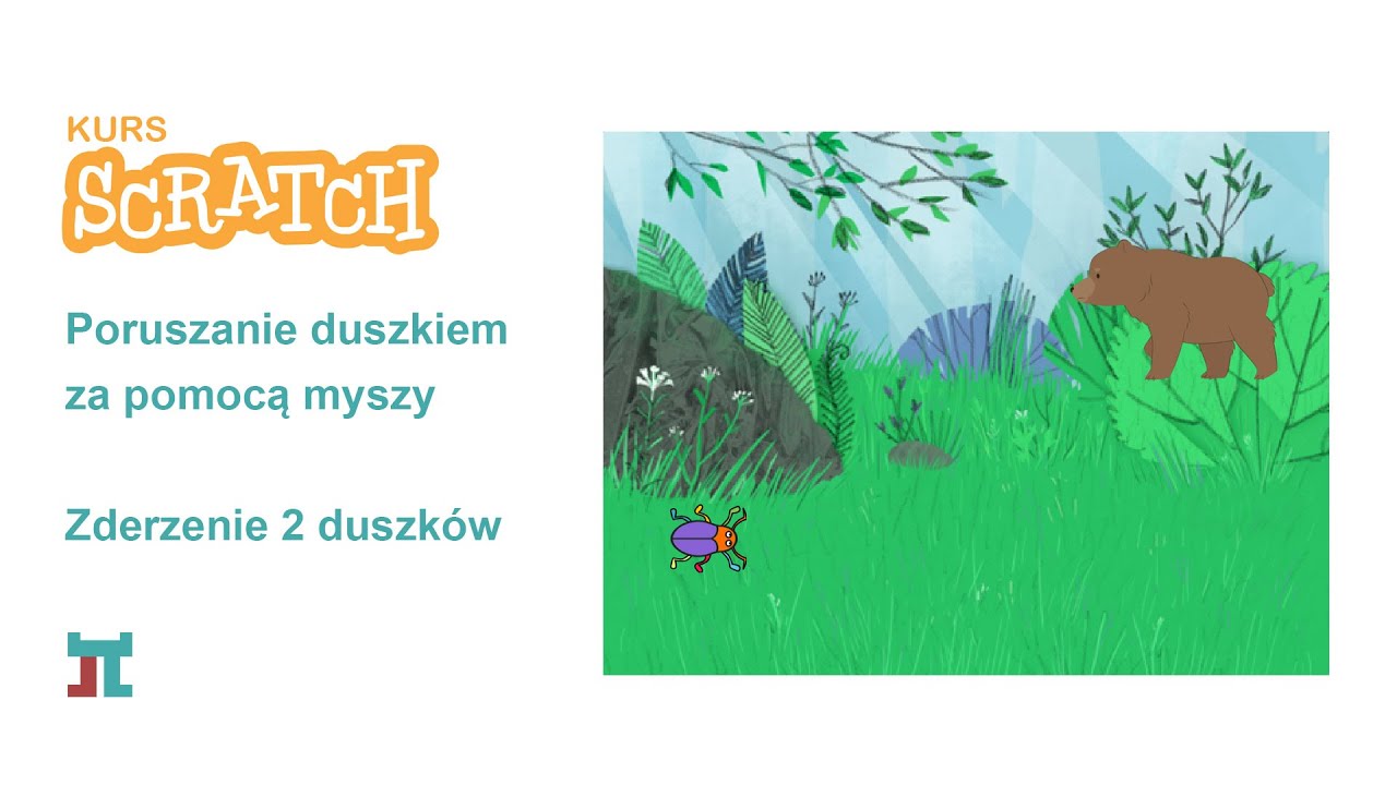 Kurs Scratch 05 – Poruszanie duszkiem za pomocą myszy - YouTube