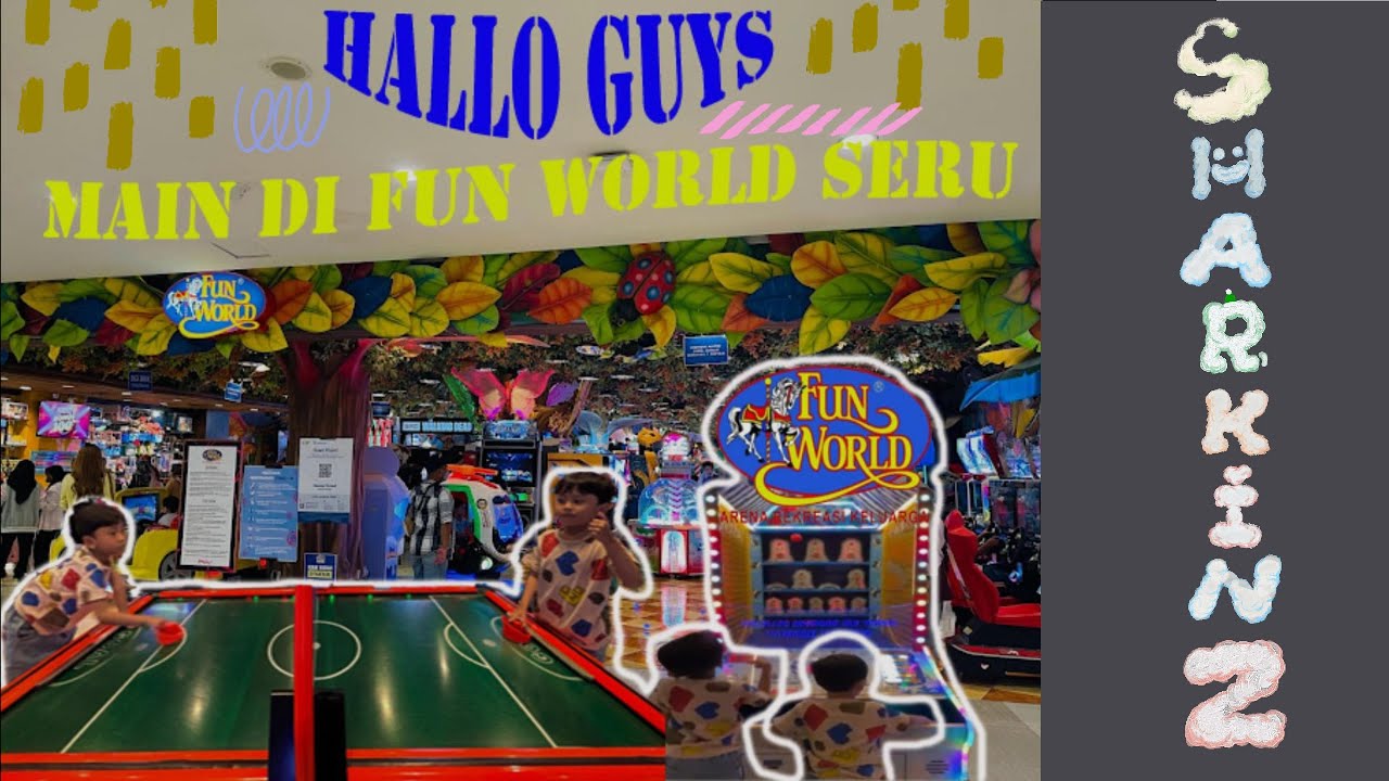 Main di Fun World ( Cibinong City Mall ) Seruuu Guys ... - YouTube