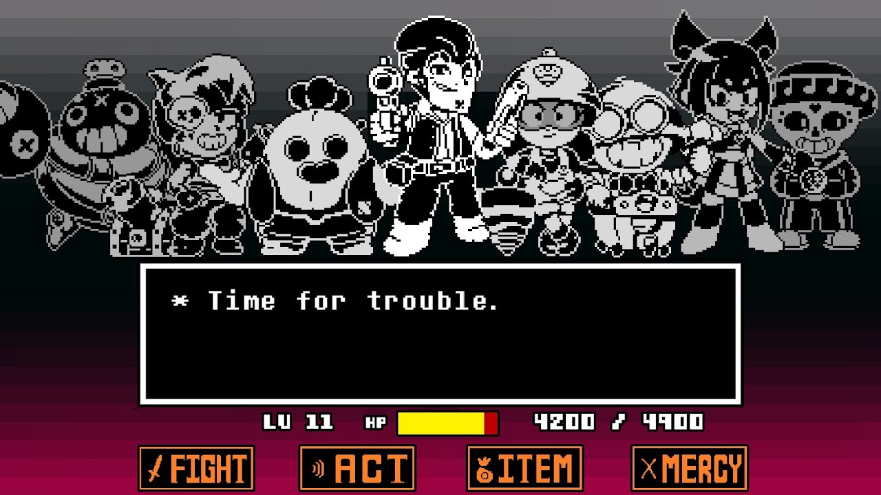 【UNDERTALE AU】Brawl Stars. Battle【Animation】 - YouTube