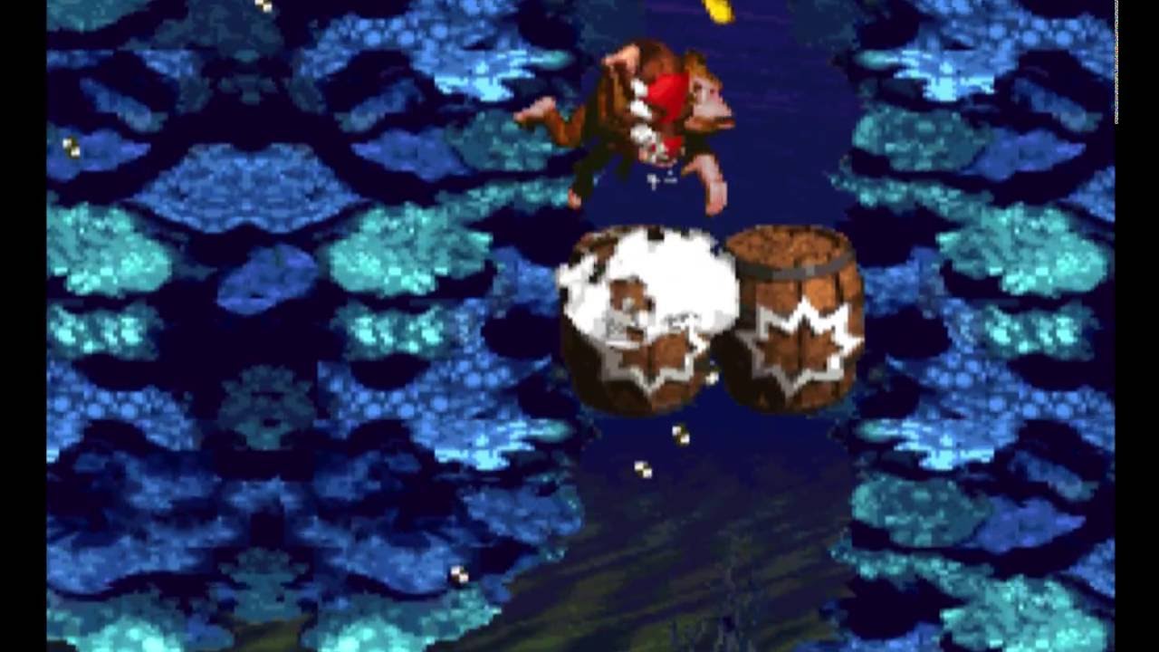 Donkey Kong Country: 101% - Level 4-4: Croctopus Chase - YouTube