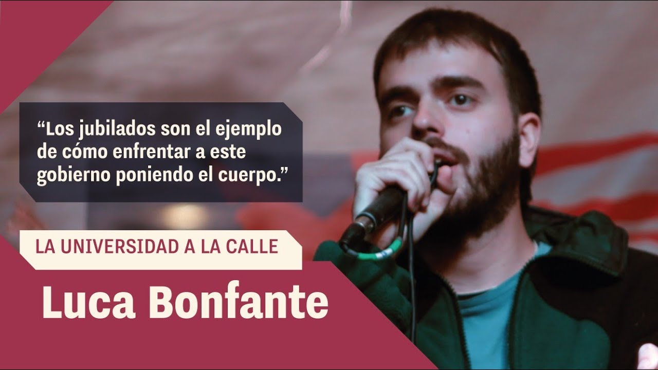 Luca Bonfante, en el festival la universidad a la calle - YouTube