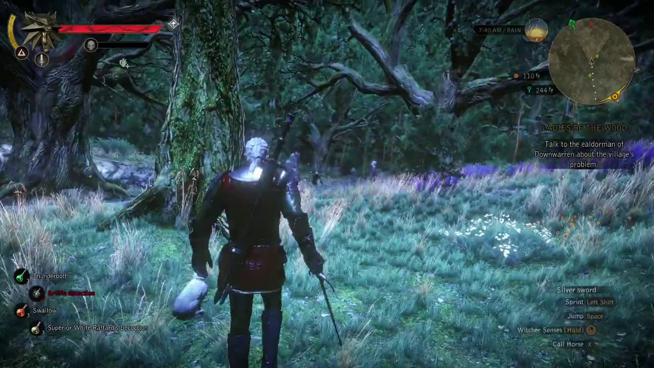 The Witcher 3 - VGX Sword Walking - YouTube