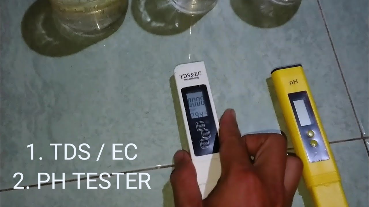 TES AIR HUJAN, AIR MINERAL, AIR KRAN DENGAN TDS EC DAN PH METER - YouTube
