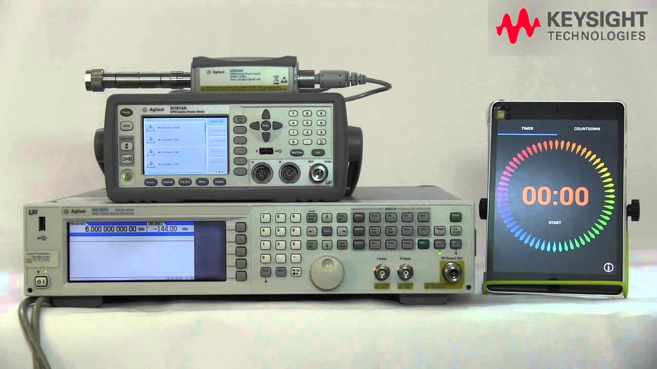 Performing Power Sensor Internal Zeroing and Calibration - YouTube