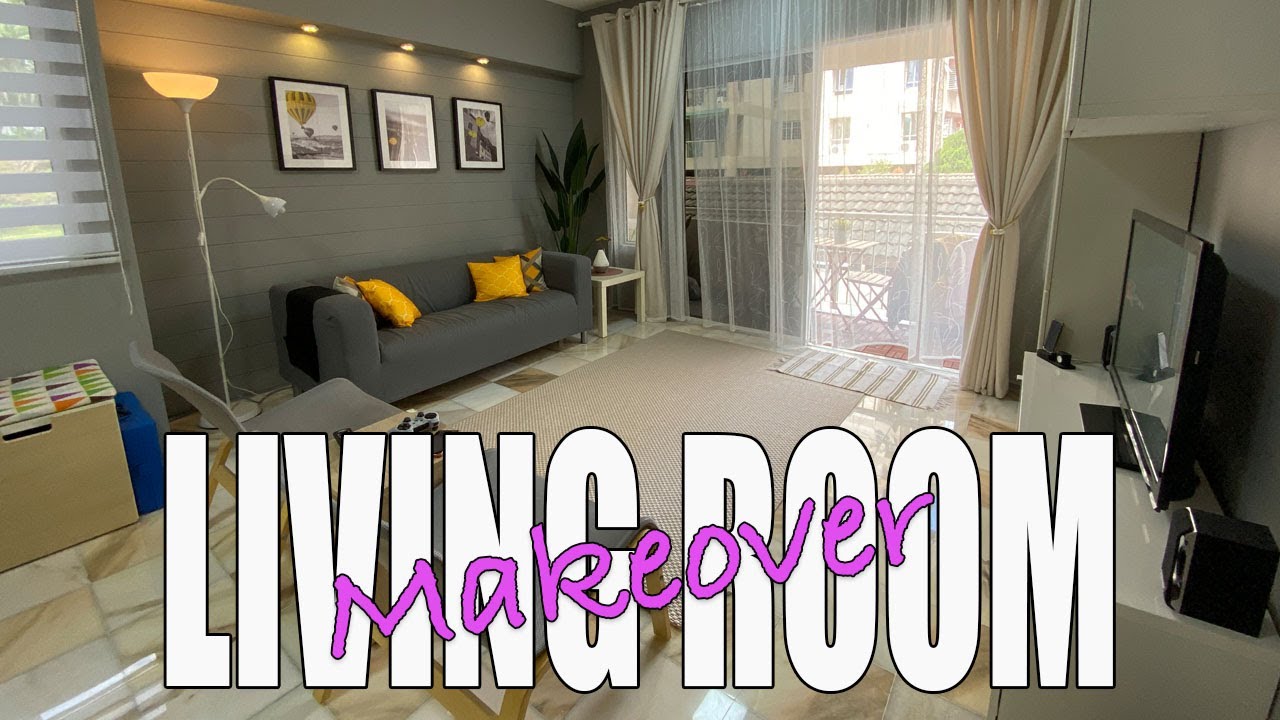 CONDO LIVING ROOM MAKEOVER | Transformation From ZERO to HERO ...