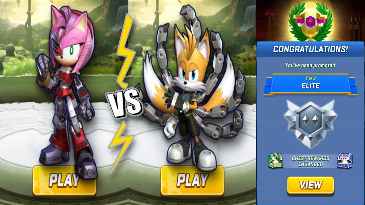 Sonic Prime Tails Nine Vs Rusty Rose - Sonic Forces Push to 5000 trophy ...