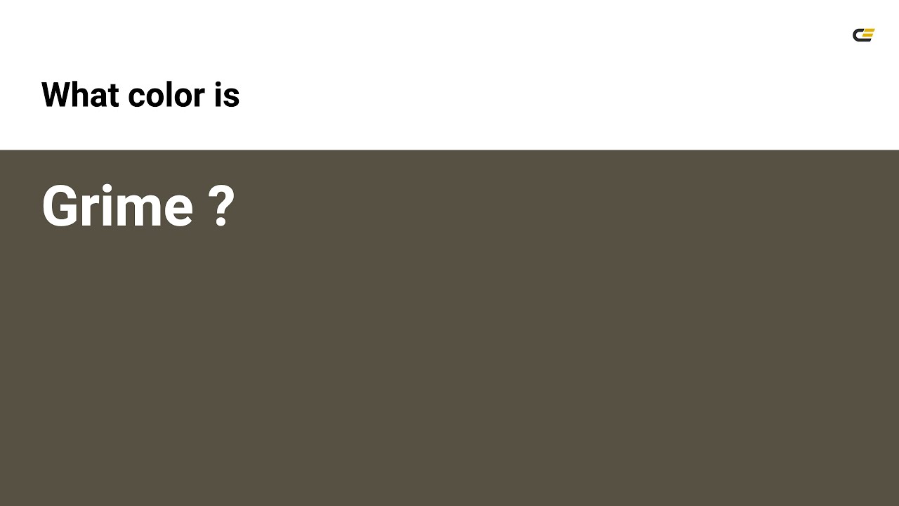Grime color #565143 hex color - Brown color - Cool color 565143 - YouTube