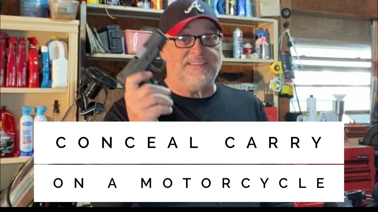 How I Conceal Carry On My Harley Davidson Motorcycle Cheap! - YouTube
