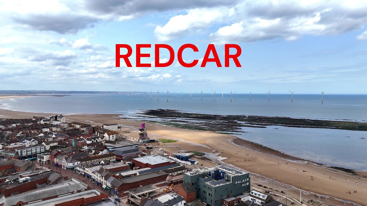Redcar 4K Drone Footage - YouTube