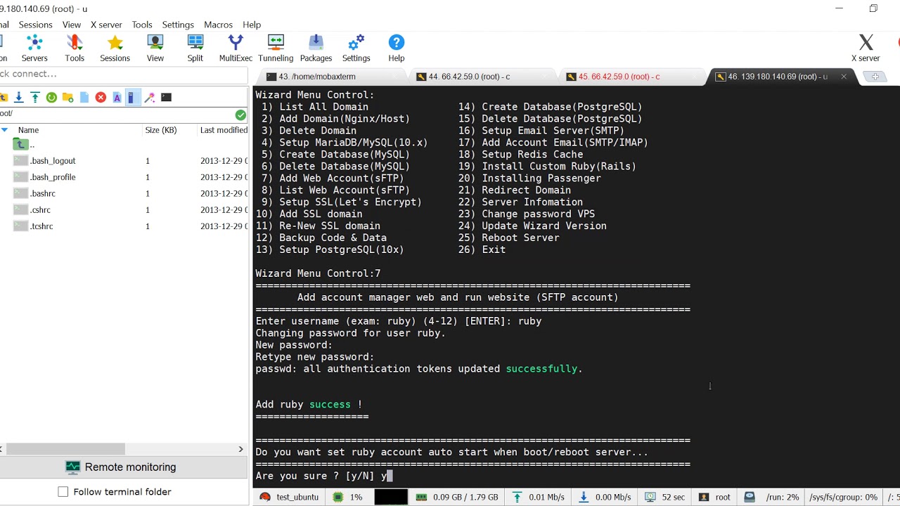 Auto setup rails server - YouTube