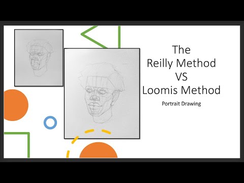 Portrait Drawing | Reilly Method Vs Loomis Method - YouTube