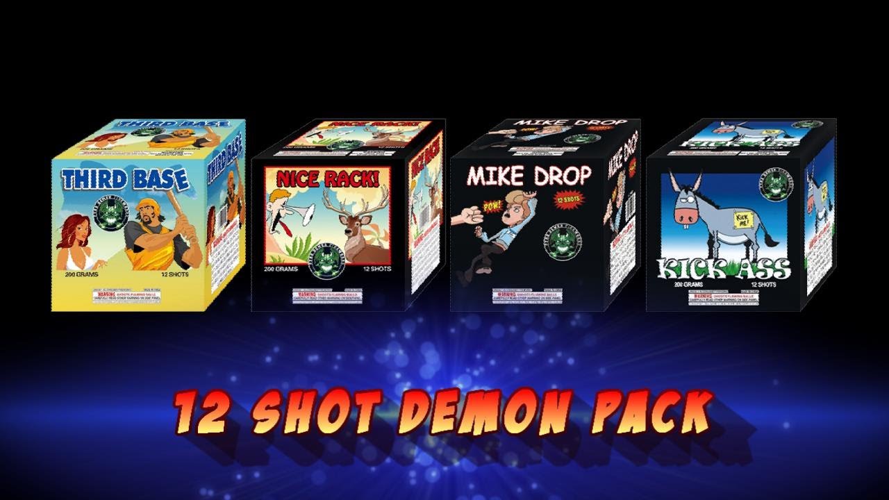 12 Shot Demon Pack - 2124 (Pyro Demon) - YouTube
