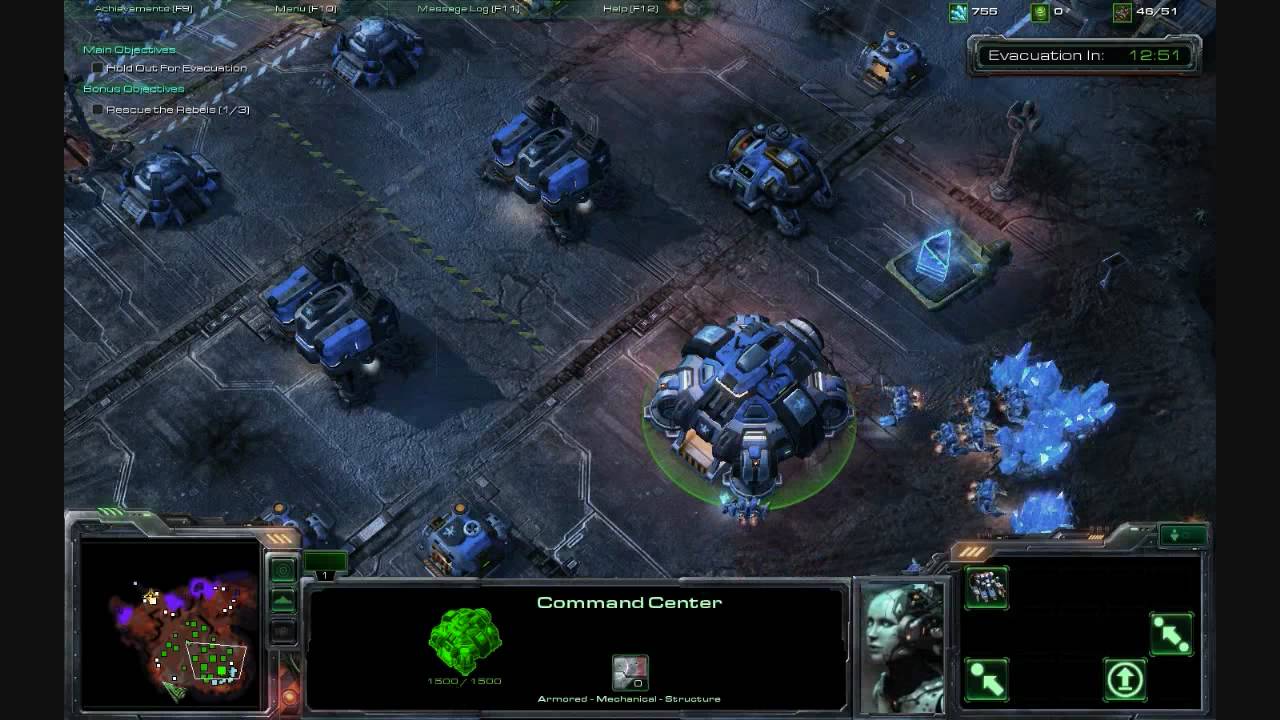 StarCraft 2 Wings of Liberty gameplay HD max settings - YouTube