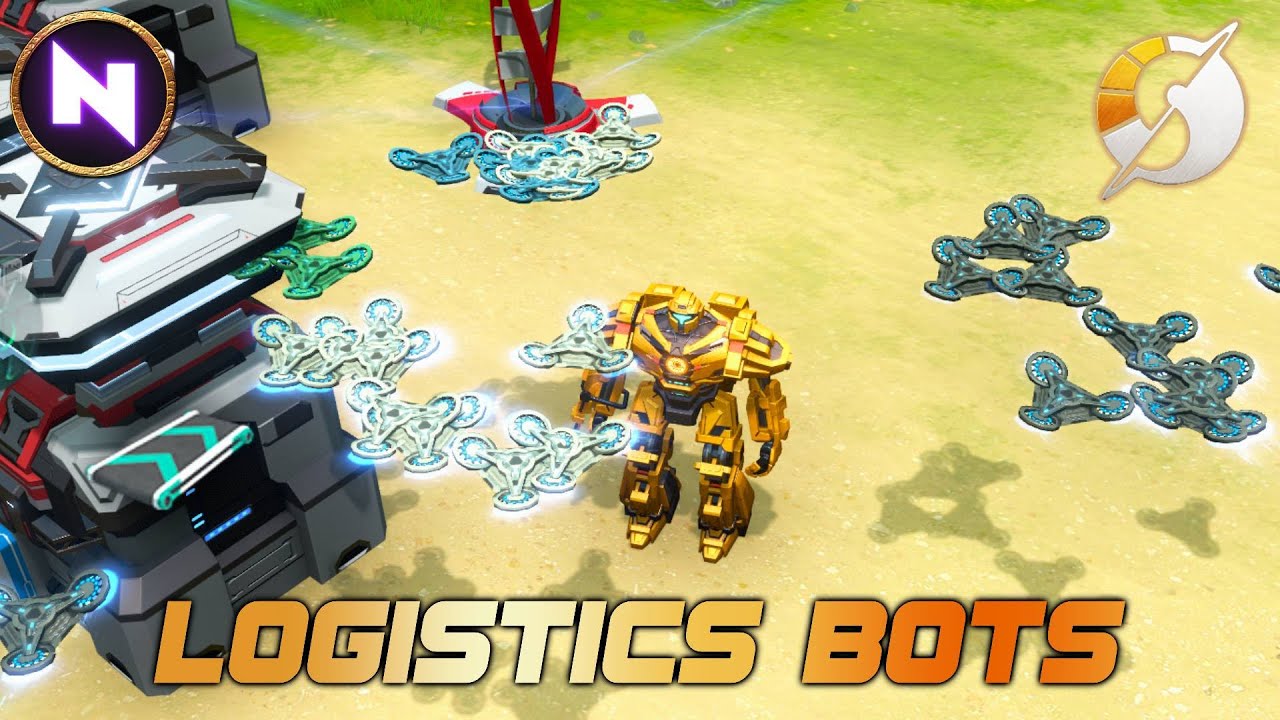 Attack of the Fidget Spinners! ️ LOGISTICS BOTS | Patch 0.9.27 | Dyson ...
