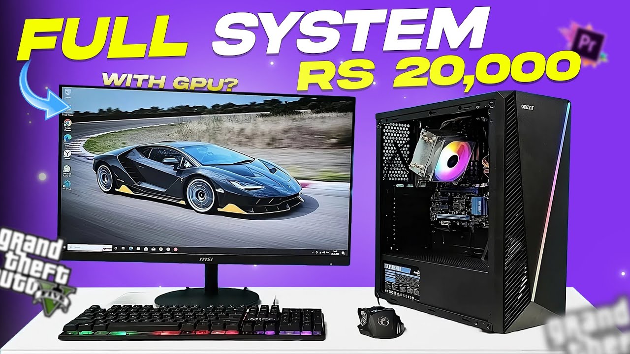 Gaming Pc in 20k | Gaming Pc build in 20k🤤 #Gamingpcin20k - YouTube