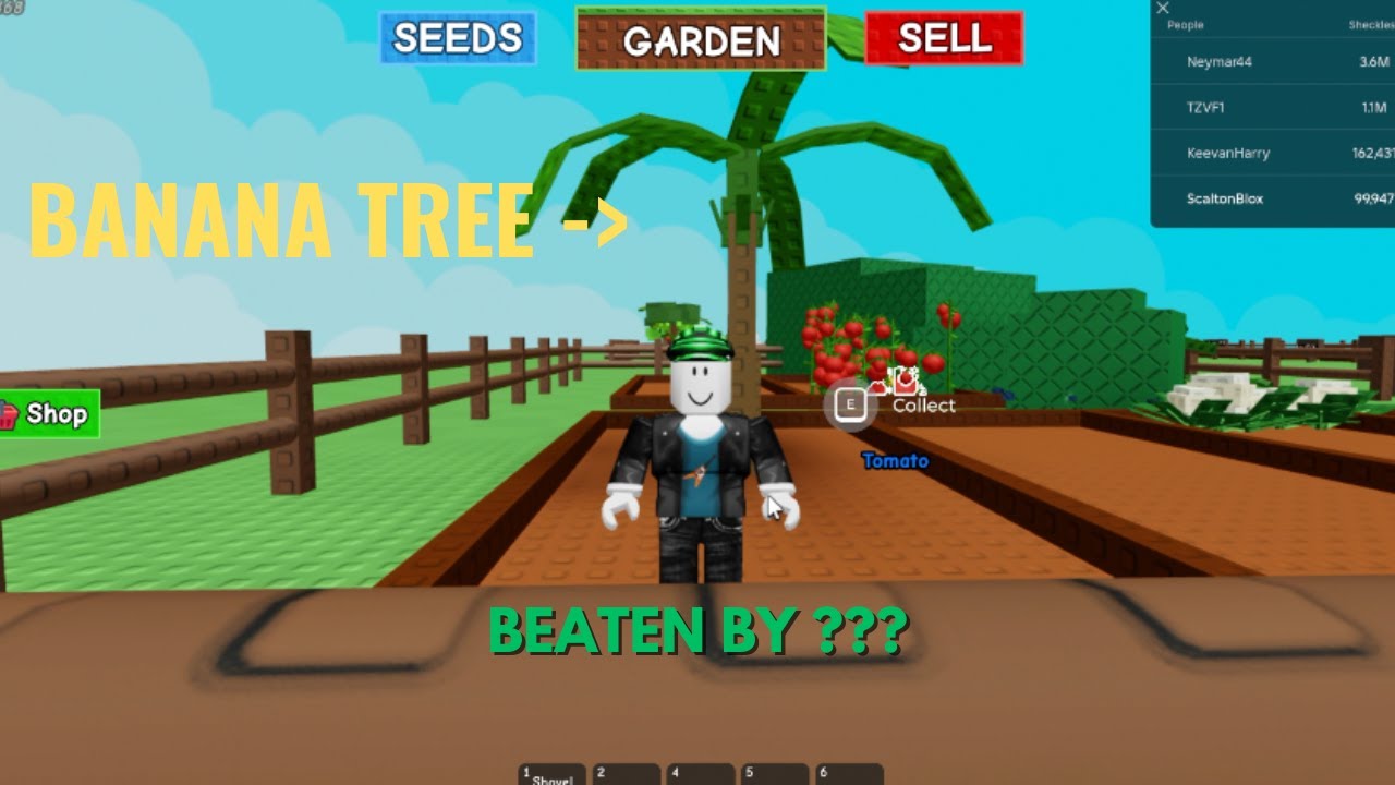 Bananas... Beaten - Grow a Garden Roblox - YouTube