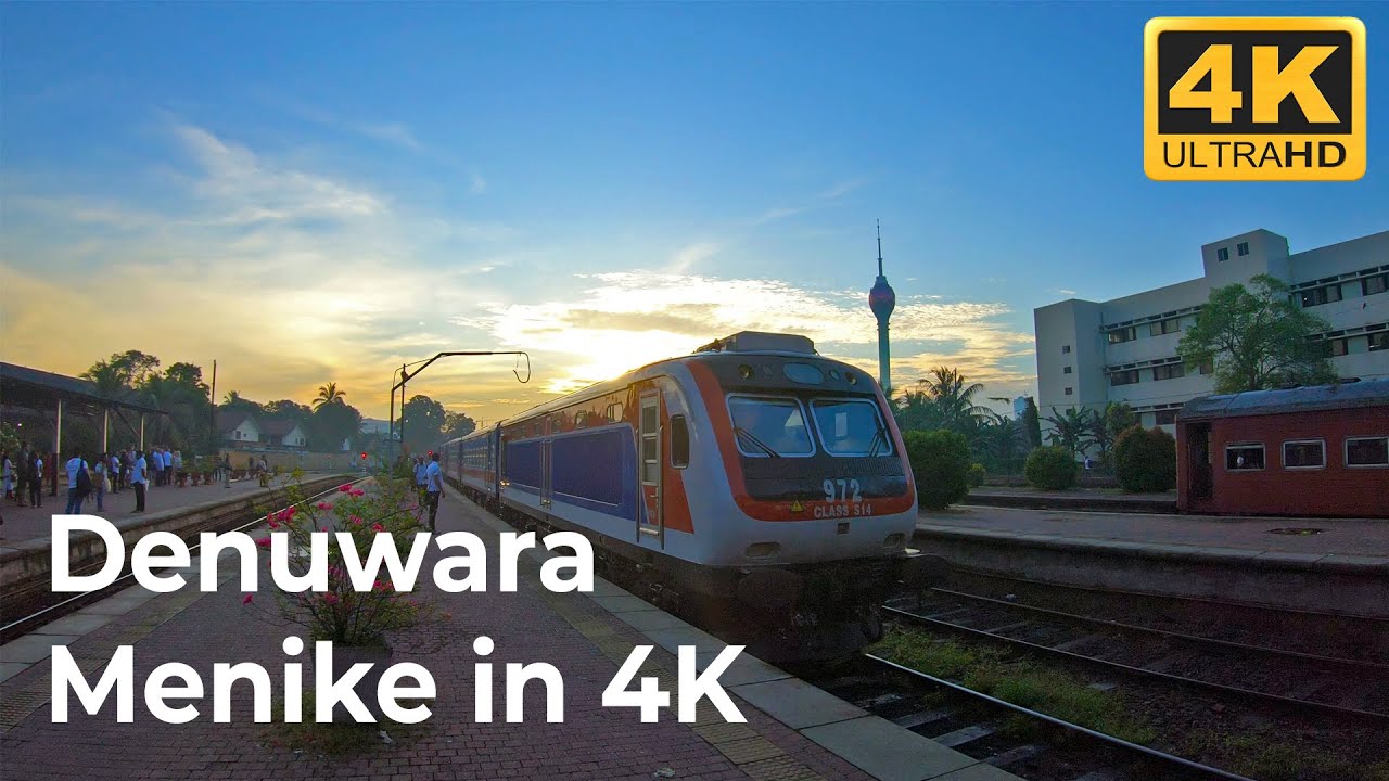 Class S14, Denuwara Menike Arriving at the Fort Railway Station in Sri ...