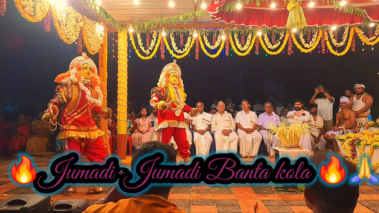 🔥🔥Jumadi-Jumadi Banta kola at Donderangadi #daivaradhane #kola # ...
