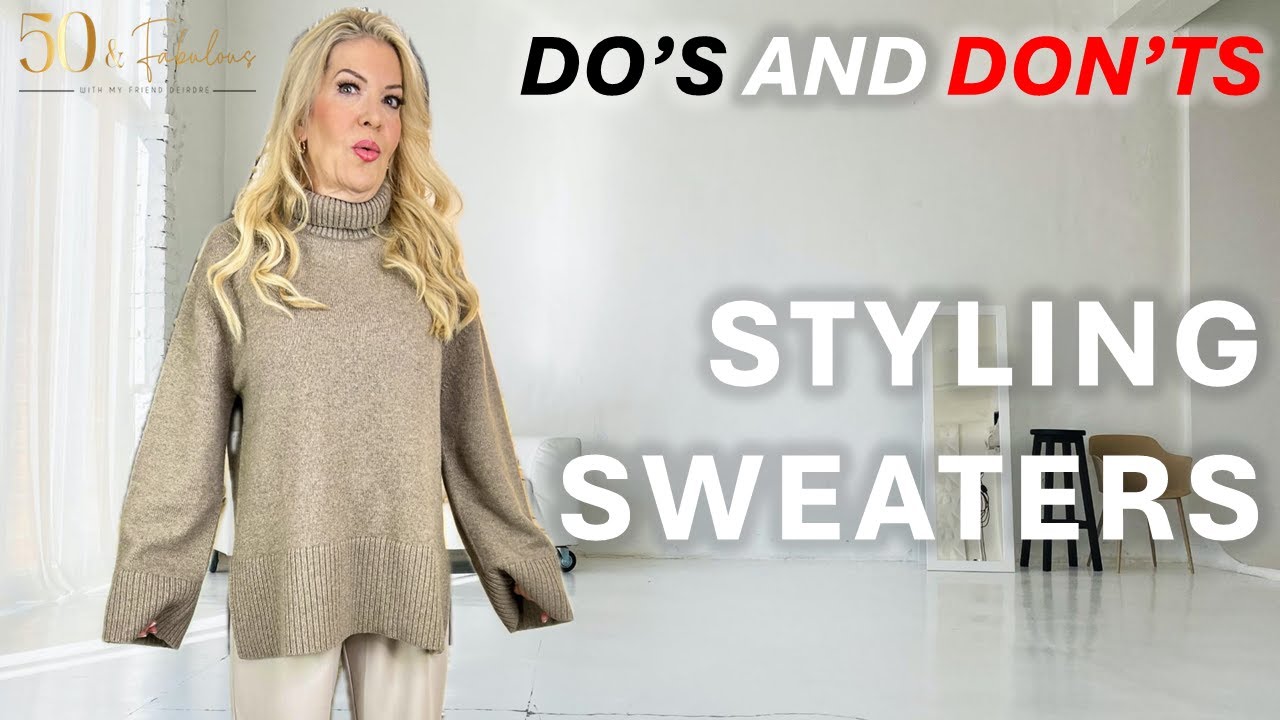 DO'S AND DON'TS | HOW TO STYLE 3 DIFFERENT SWEATER SHAPES - YouTube