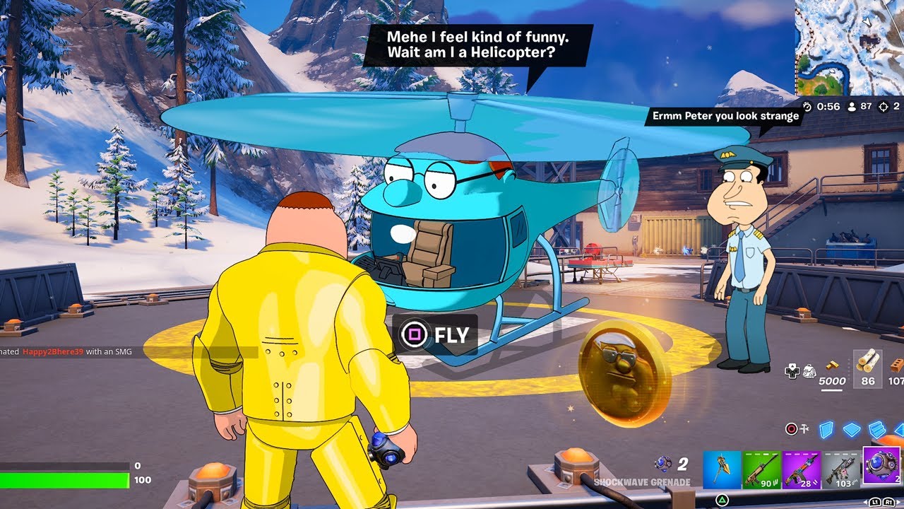 Fortnite JUST ADDED This in Todays Update! (Peter's Helicopter) - YouTube