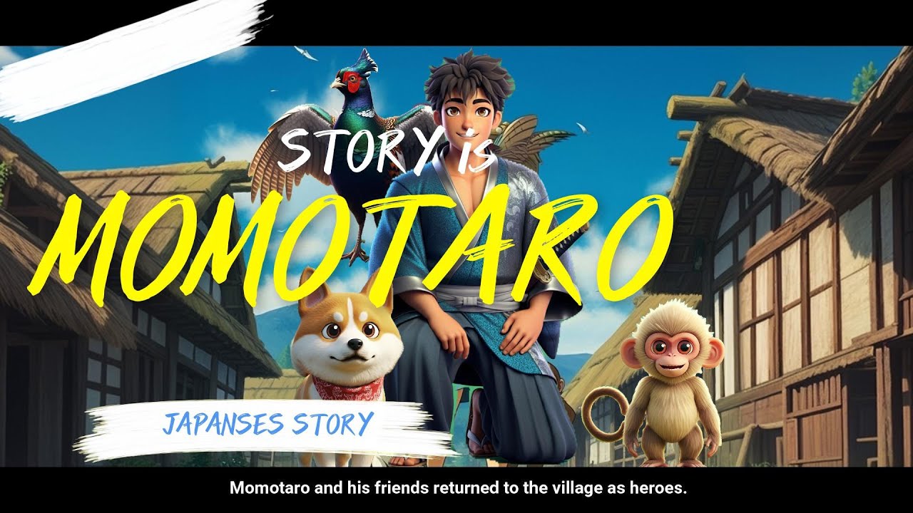 "Momotaro" - A Traditional Japanese Folktale | The Brave Peach Boy's ...