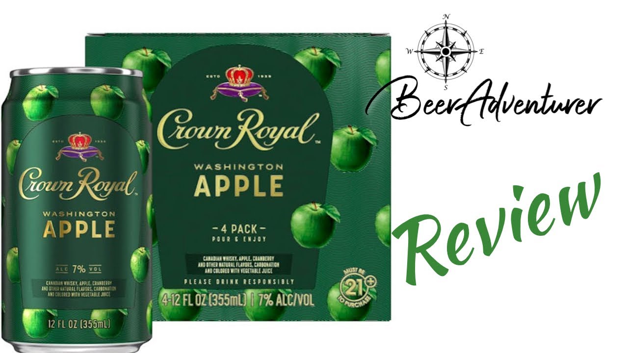 Crown Royal Washington Apple Cans | Beer Review - YouTube