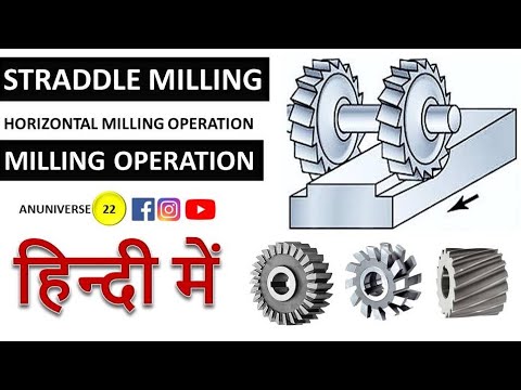 Straddle Milling Operation - YouTube