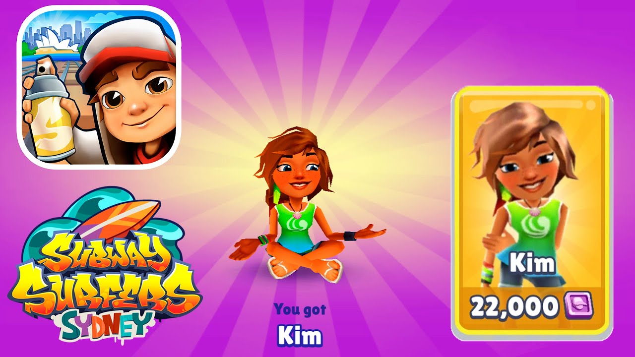 SUBWAY SURFERS SYDNEY 2024 : UNLOCKING KIM - YouTube