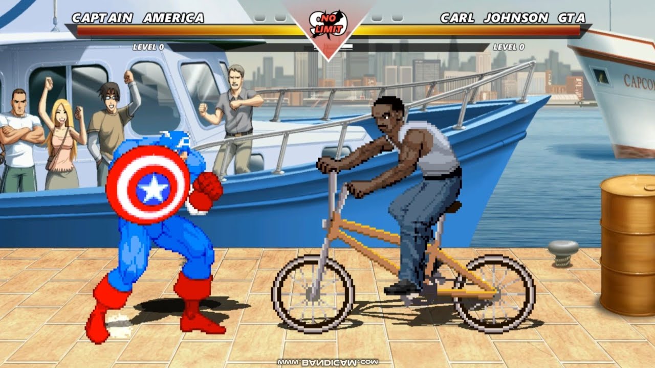 CAPTAIN AMERICA vs CJ GTA - The most epic fight ever made 🔥 - YouTube