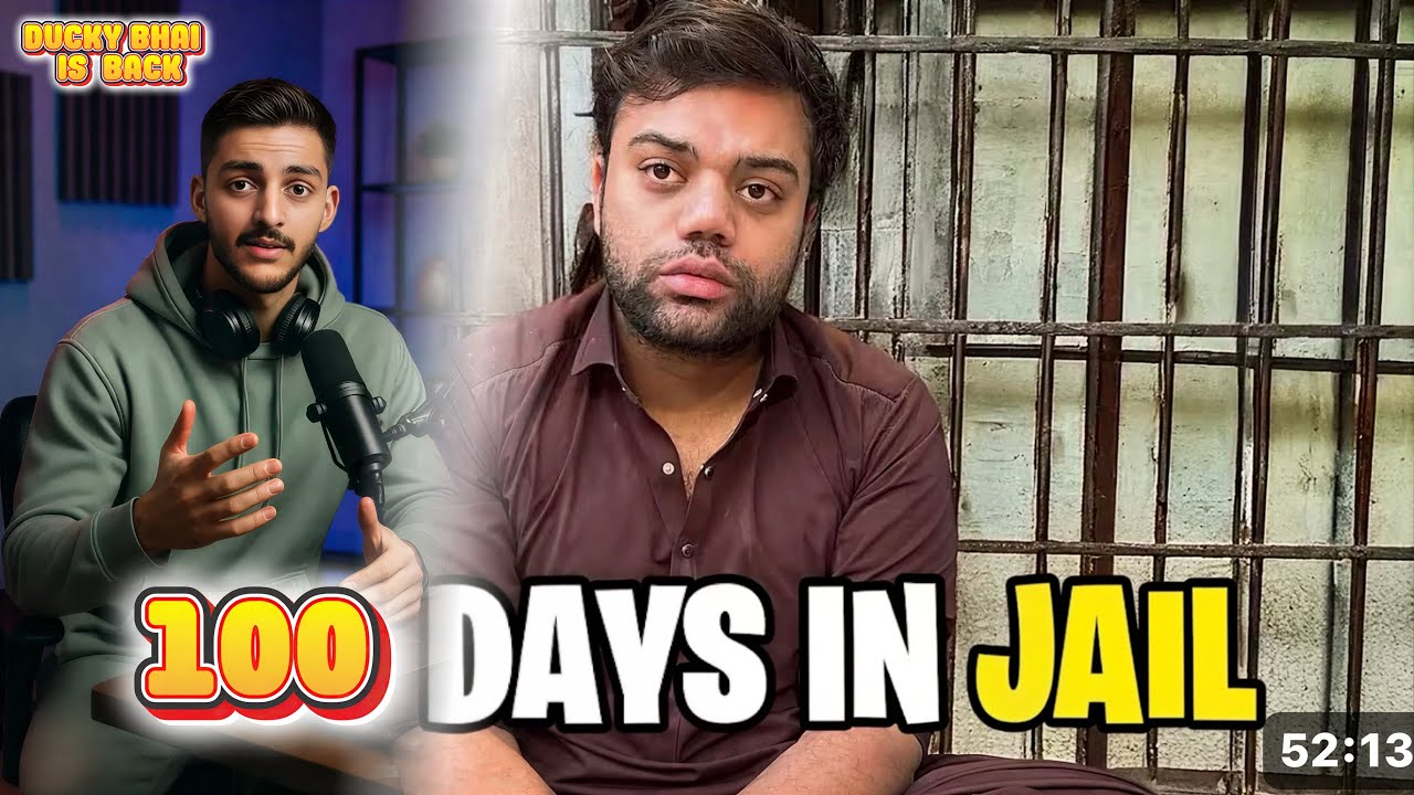 100 Days in jail😣 Ducky is back @DuckyBhai - YouTube