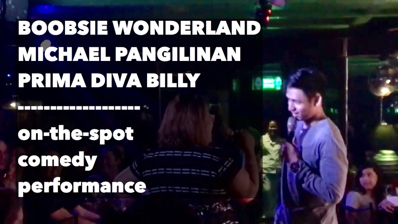 Boobsie And Michael Pangilinan Comedy Onstage Boobsie Pokes Fun At 6935