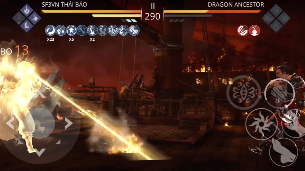 Shadow Fight 3: Top 7 Lastest Sets vs Dragon Ancestor (4) - YouTube