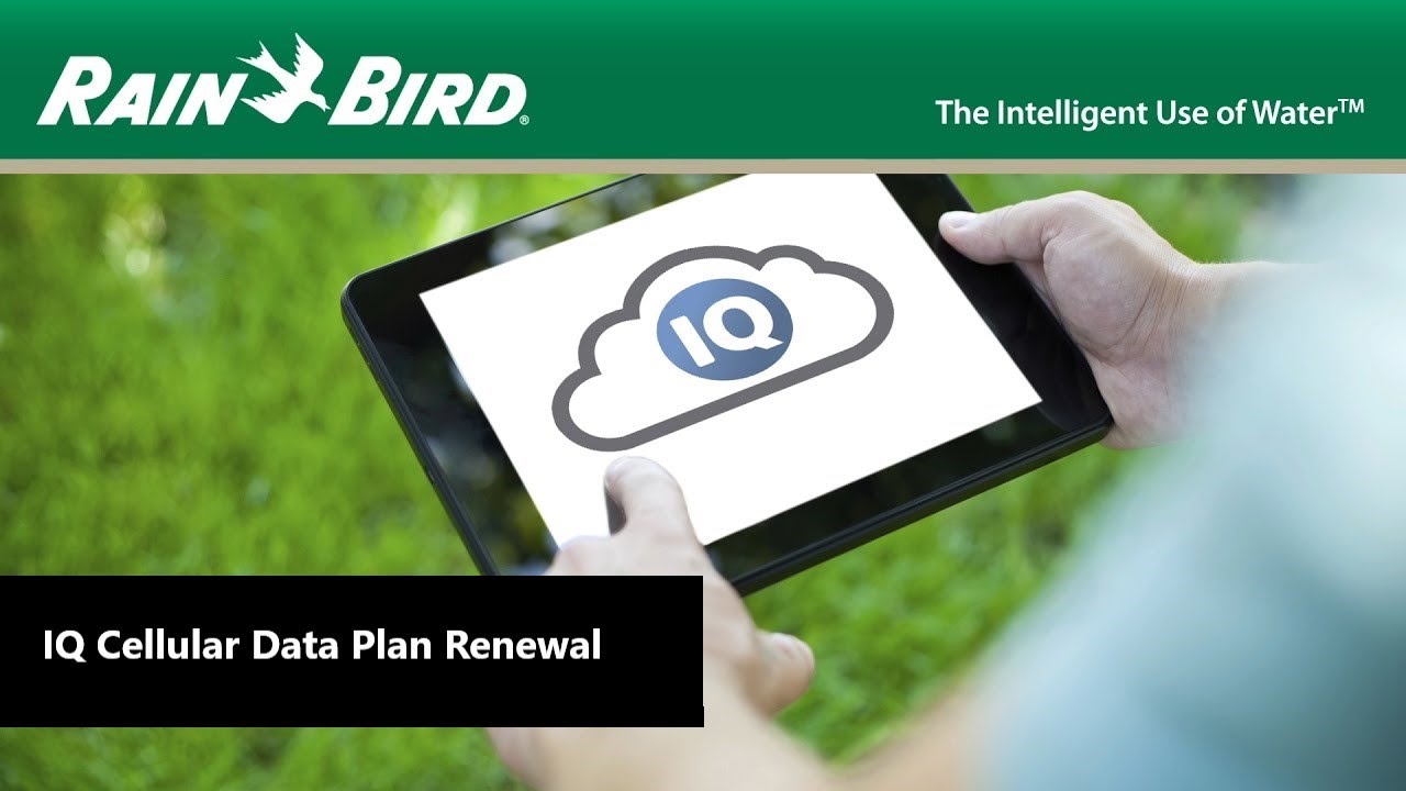 RainBird IQ Data Plan Renewal - YouTube