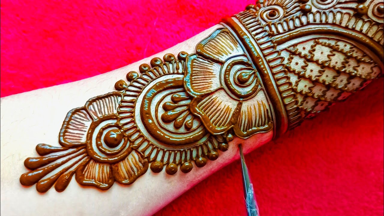 New easy Stylish fronthand mehndi design | simple mehndi design | mehndi design | mehandi ...