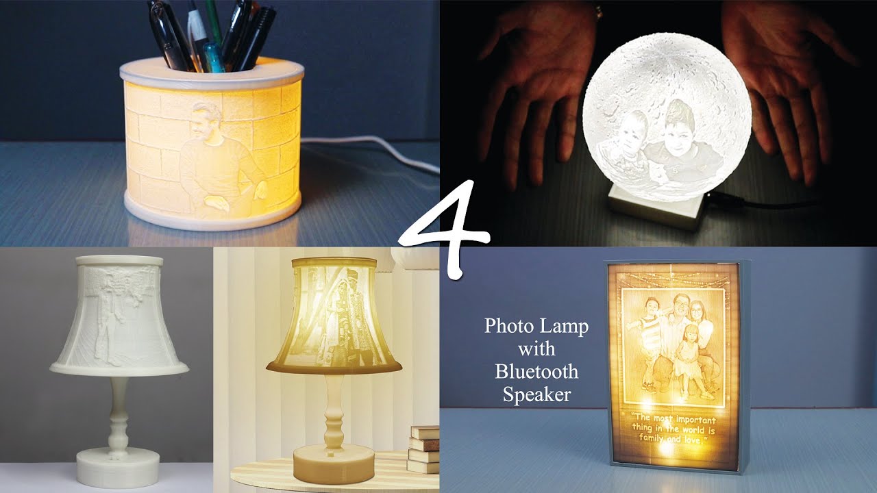 4 Amazing Diy Photo lamp Compilation | 3D printer | its Amazing forever ...