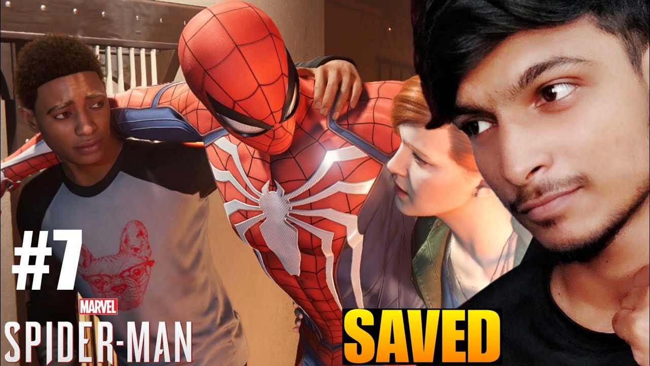 MJ & miles Saves Spiderman | SPIDERMAN REMASTERED @Mythpat ...