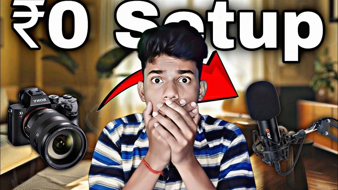 How I Record My Video || ₹0 Setup Tour - YouTube