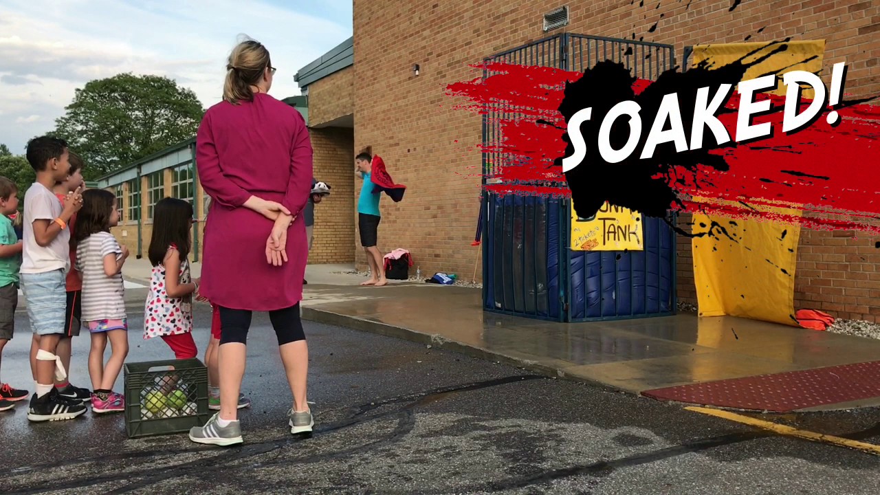 THE DUNK TANK: Splashing in some fun for the graduating kindergarten ...
