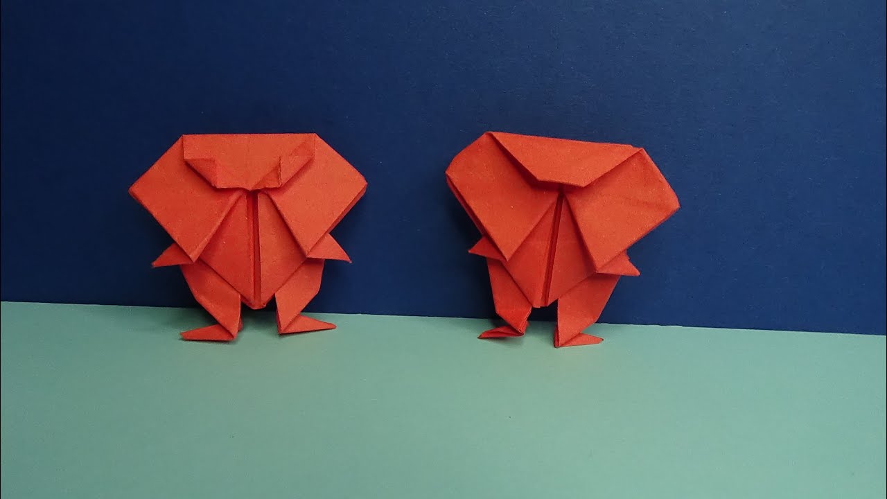 Origami Heart Man - How to make a paper Heart - Man - YouTube