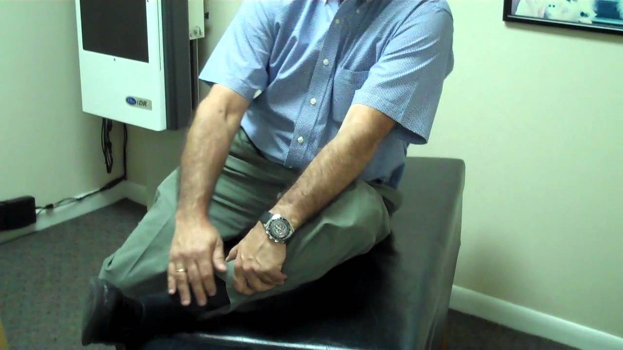 hip capsule stretch - YouTube