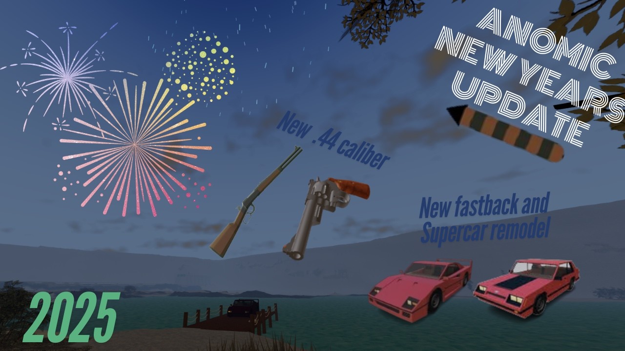 🏎️ Remodeled Supercar, New .44 Caliber, & 📼 VHS Tape Gamepass! Anomic ...