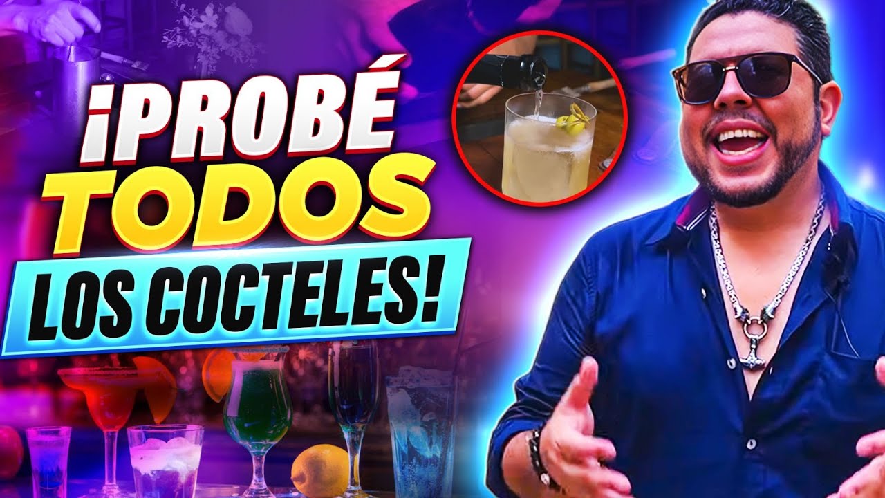 Probamos el nuevo menú de Bar Zapote... ¡Todos los Cocteles! - YouTube
