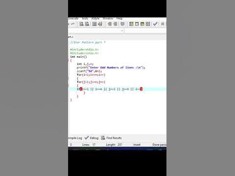 Star⭐ Pattern In C Program || Part 7#coding#programming #shorts#c#trending#trend #coding ...