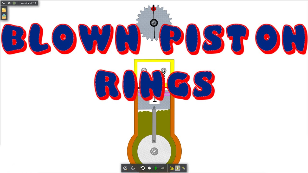 Blown Piston Rings 2D Animation - YouTube