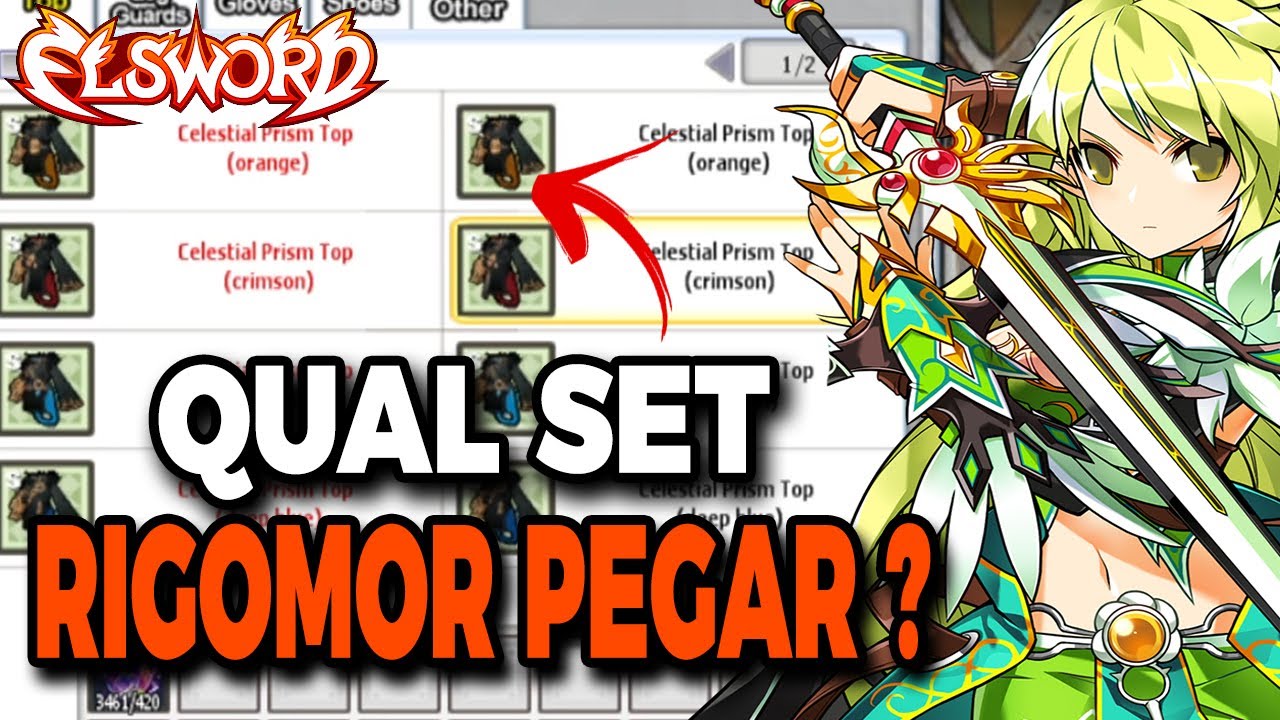 SAIBA QUAL E O MELHOR SET RIGOMOR PARA O SEU PERSONAGEM l ELSWORD - YouTube
